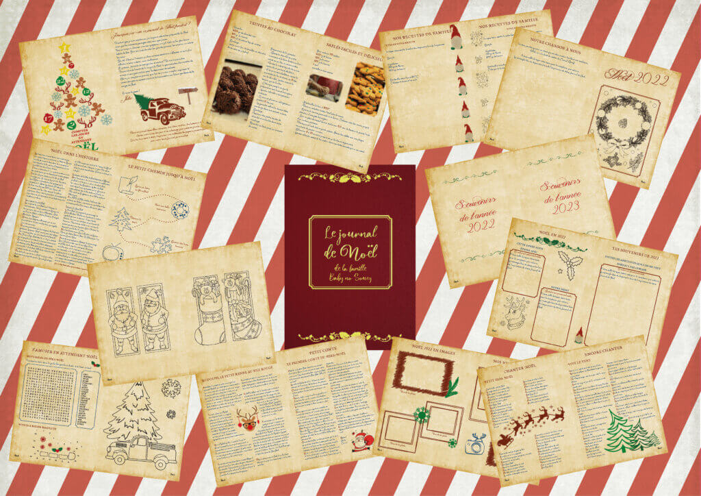 Journal de Noël personnalisable